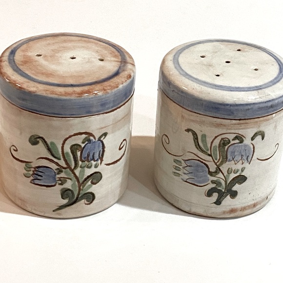 Stangl | Kitchen | Estate Htf Vtg Stangl Pottery Blue Tulip Terra Rose ...